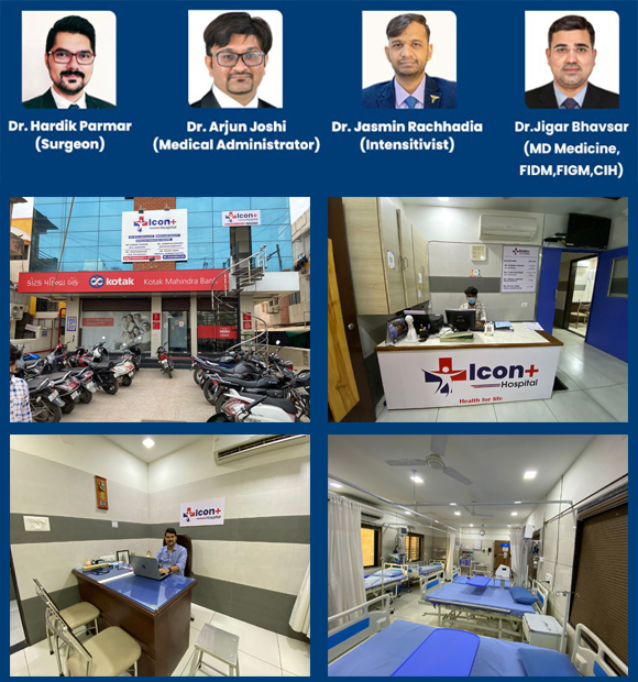 Icon Plus Multispeciality Hospital (Dr. Hardik Parmar), Vadodara Helpline