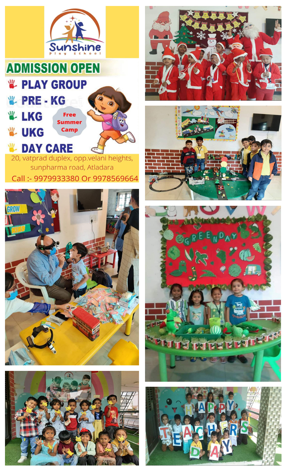 Sunshine Play School, Vadodara Helpline