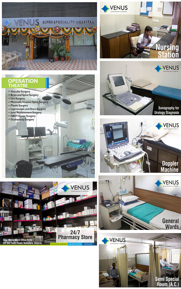 Venus Super speciality Hospital, Vadodara Helpline