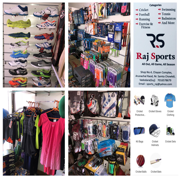 Raj Sports, Vadodara Helpline